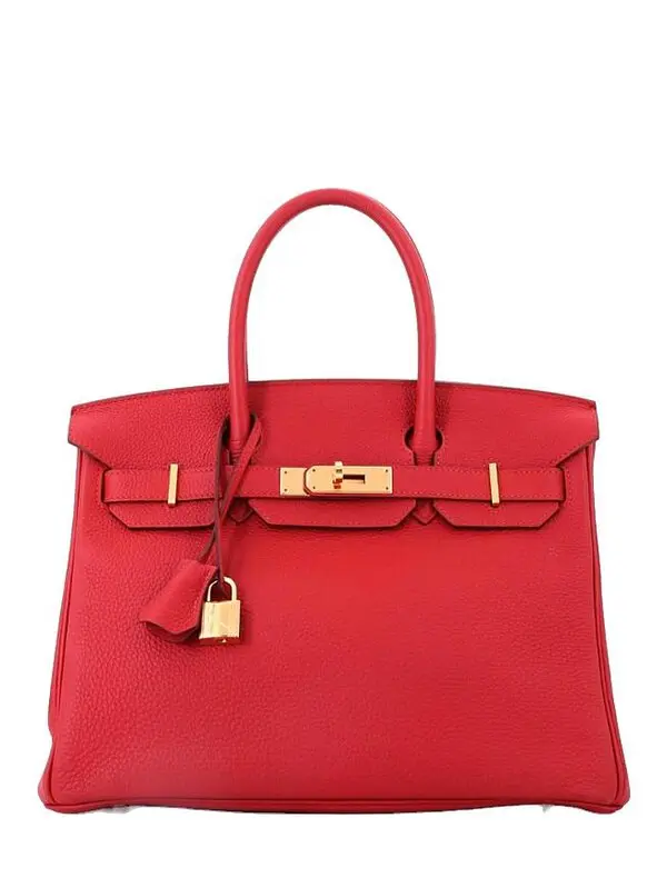 Hermès Birkin 30 Handbag - Vermillon