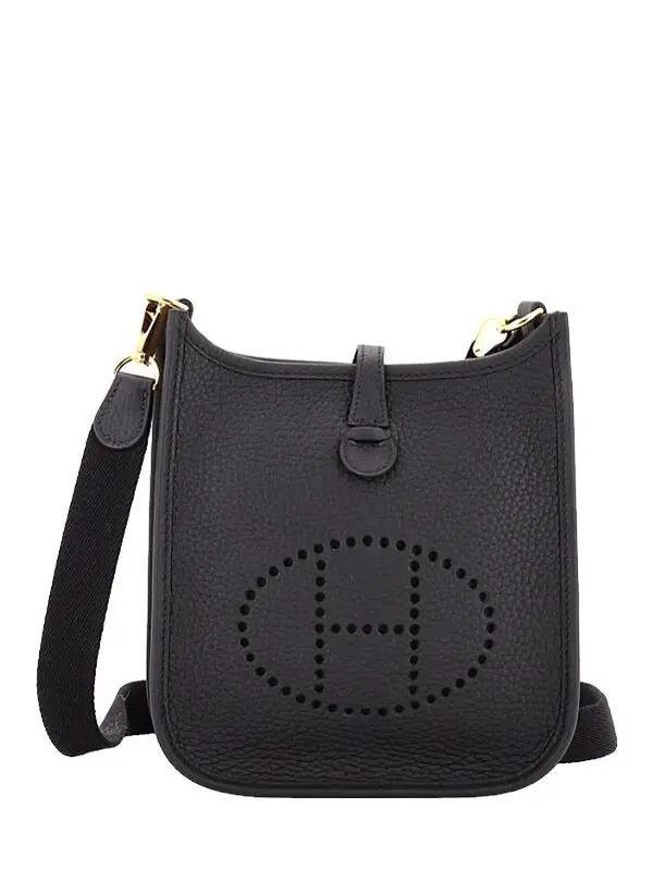 Hermès Tpm Evelyne Bag Gen Iii Clemence - Black