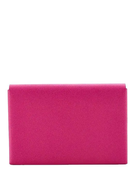 Hermès Mm Calvi Pouch Epsom - Pink