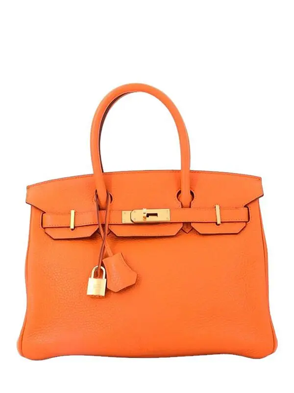 Hermès Birkin 30 Handbag - Orange H
