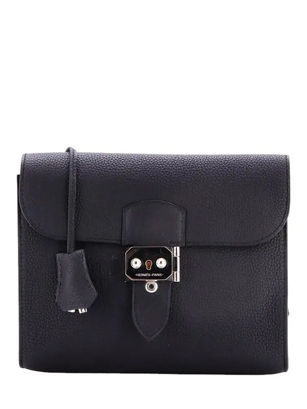 Hermès 21 Sac A Depeches Messenger Bag Togo - Black