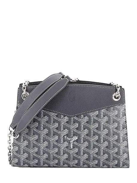Goyard Structured Rouette Chain Shoulder Bag - Gray