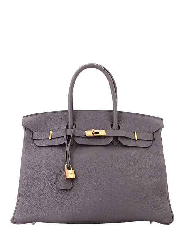 Hermès Birkin 35 Handbag - Etain