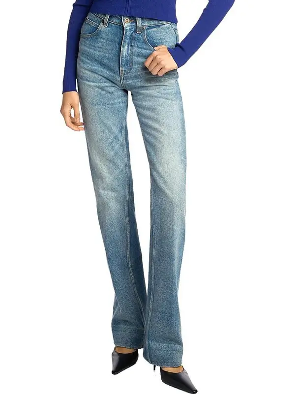 Victoria Beckham Julia Jeans - Mid Blue Wash