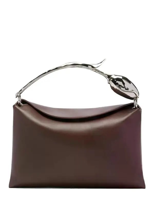 Erdem Tote Bag With Tulip Handle - Brown