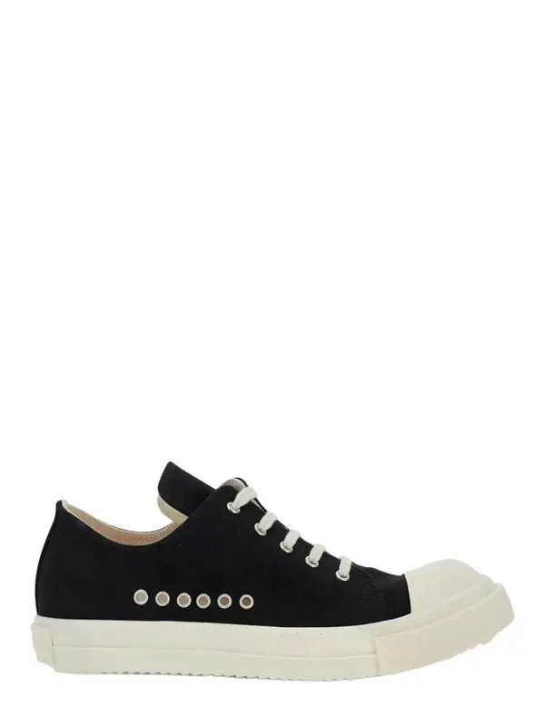 Rick Owens Eyelet-detail Sneakers - Black