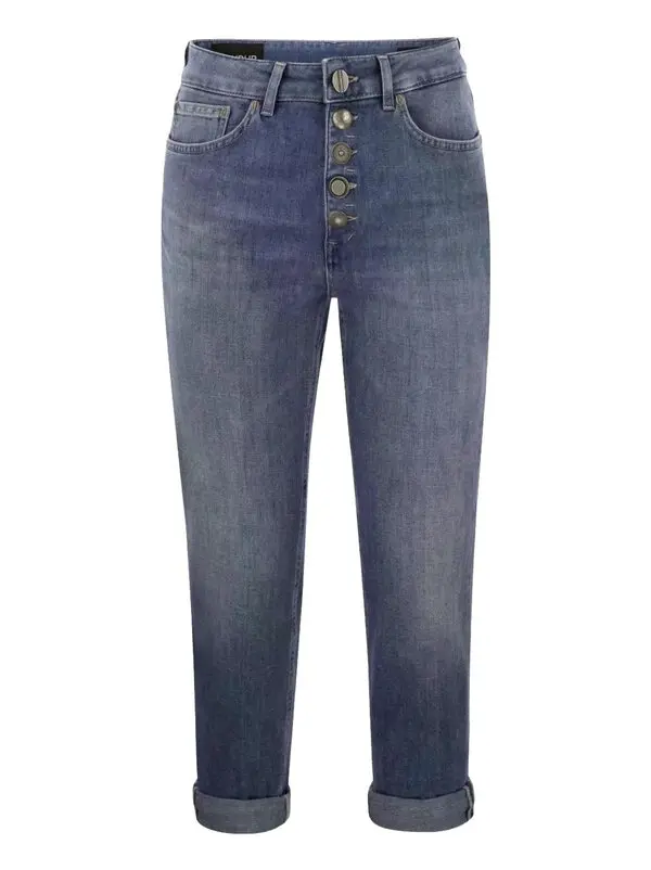 DONDUP Koons Cropped Jeans - Blue