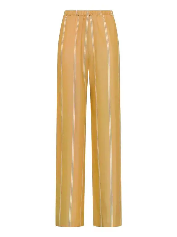 CRUNA Striped Trousers - Orange