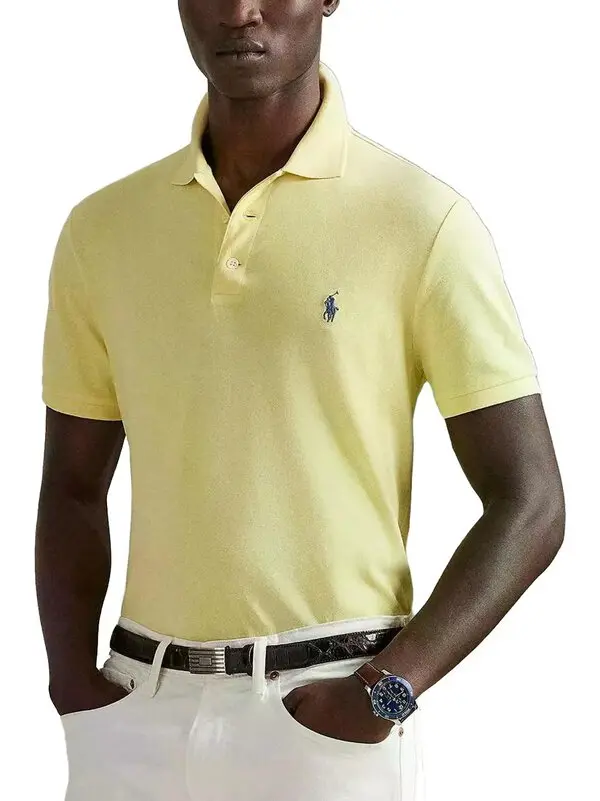 Polo Ralph Lauren Logo-embroidered Polo Shirt - Yellow