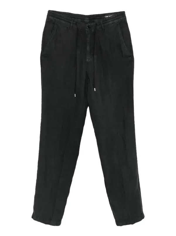 Karl Lagerfeld Drawstring Trousers - Black