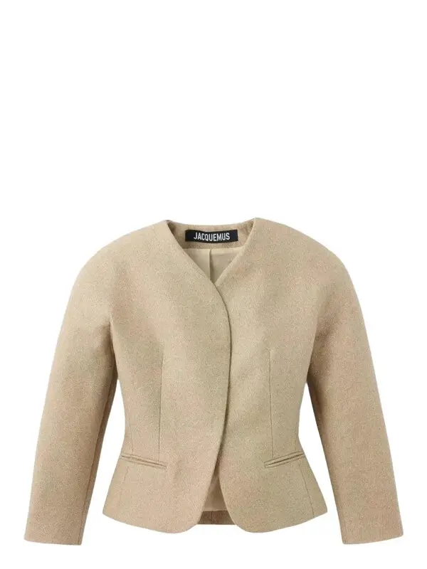 Jacquemus Ovalo Jacket - Neutrals