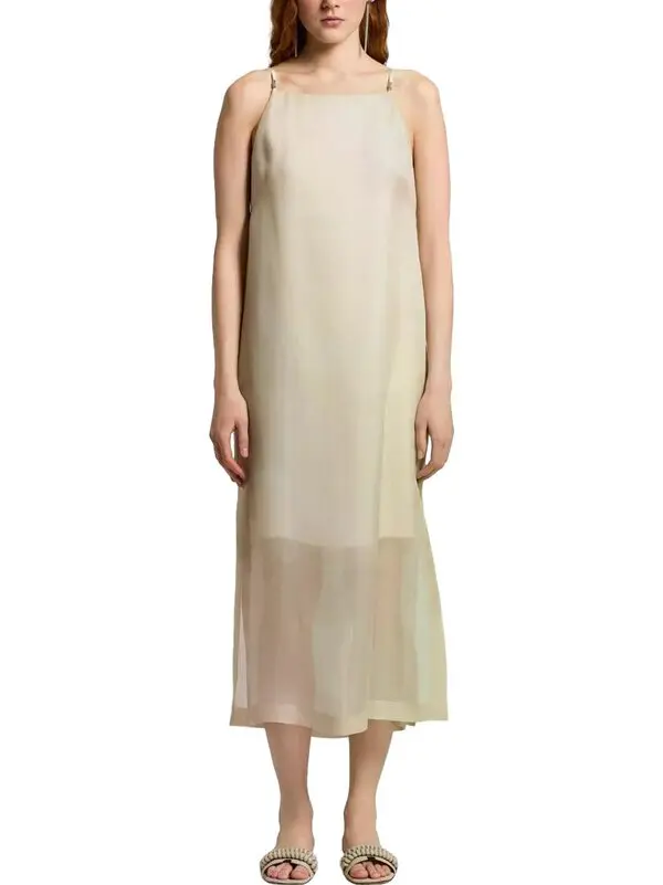 Peserico Thin-strap Midi Dress - Neutrals