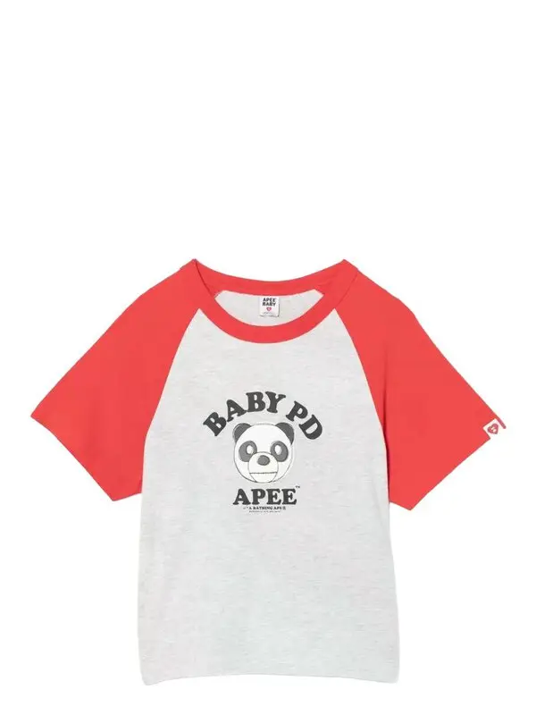 AAPE BY *A BATHING APE Panda-print T-shirt - Grey
