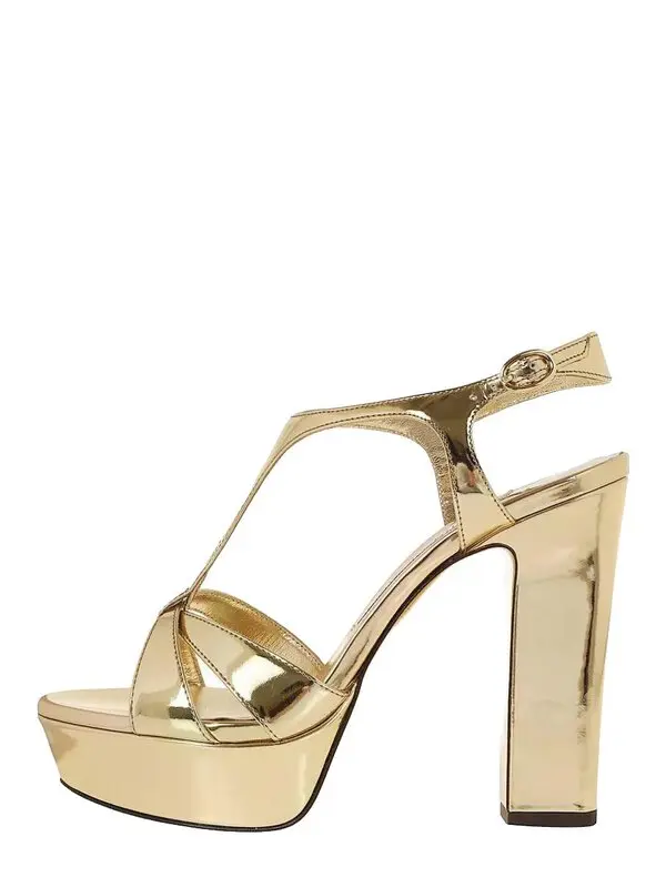 JIMMY CHOO Kesia Platform Pumps - Gold