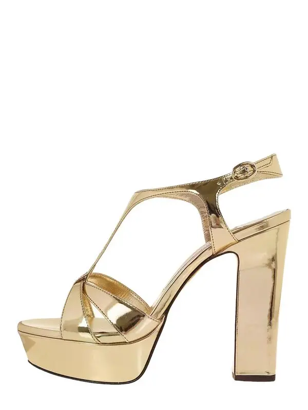 JIMMY CHOO Kesia Platform Pumps - Gold