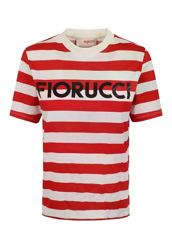 Fiorucci Striped Short-sleeve T-shirt - Red