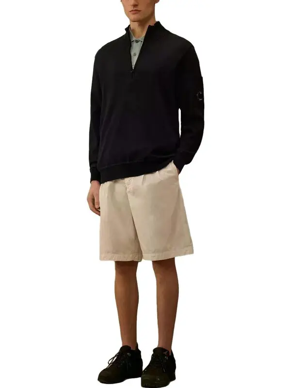 C.P. COMPANY Half-zip Polo Shirt - Blue