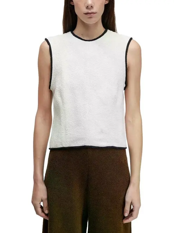 OSKLEN Textured Sleeveless Top - White