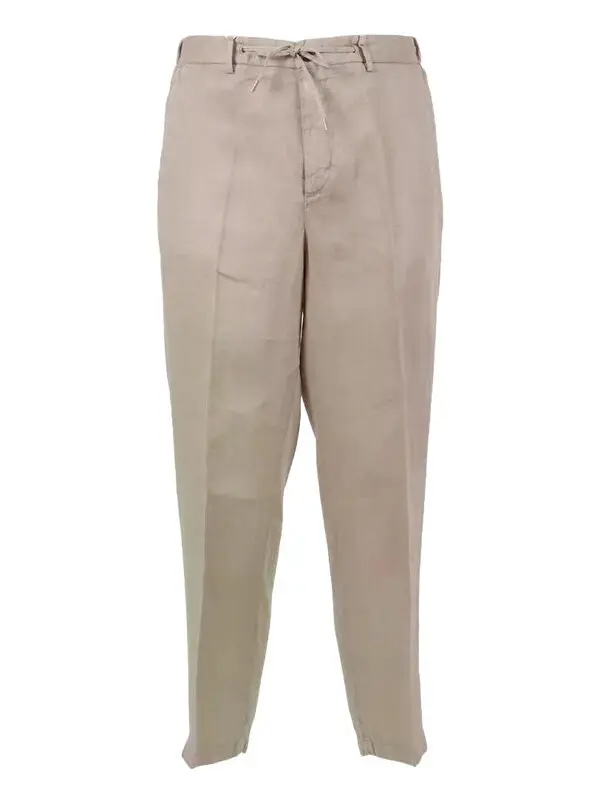 BRIGLIA 1949 Drawstring Trousers - Neutrals