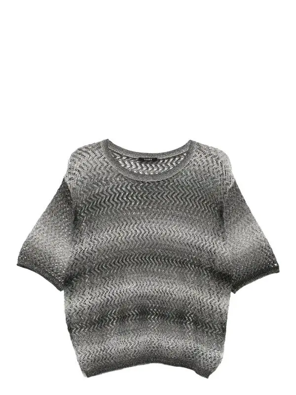 TAAKK Gradient-effect T-shirt - Grey
