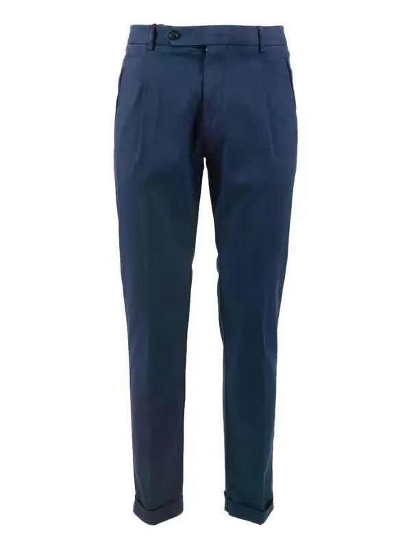 BERWICH Pleated Trousers - Blue