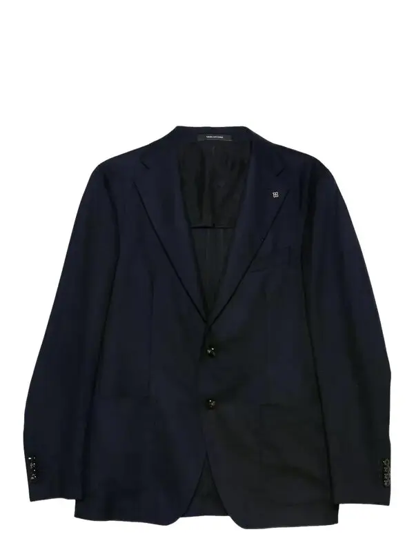 Tagliatore Button Blazer - Blue
