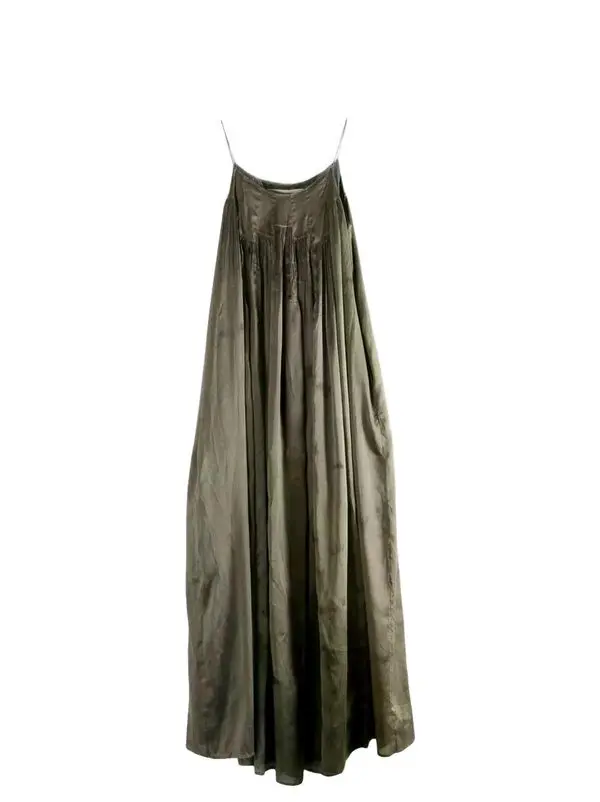 MUTEDANCE Draped Maxi Dress - Green