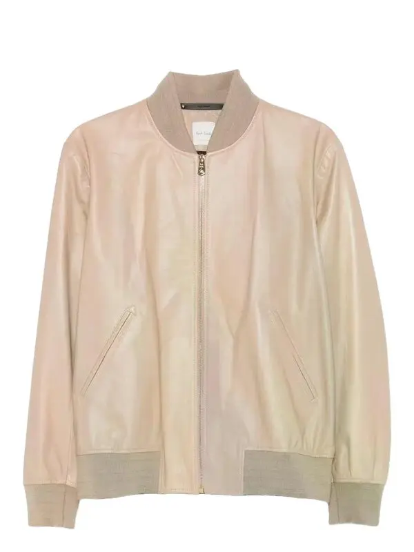 Paul Smith Zip Bomber Jacket - Neutrals