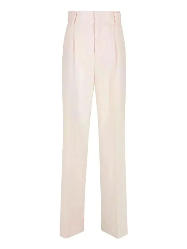 Alberta Ferretti Pleated Trousers - Pink