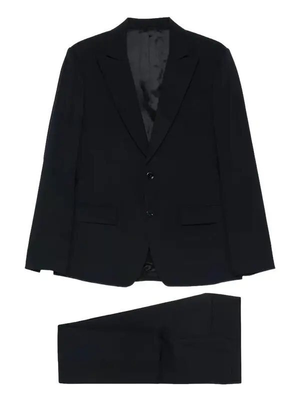 LARDINI Button-fastening Suits - Blue