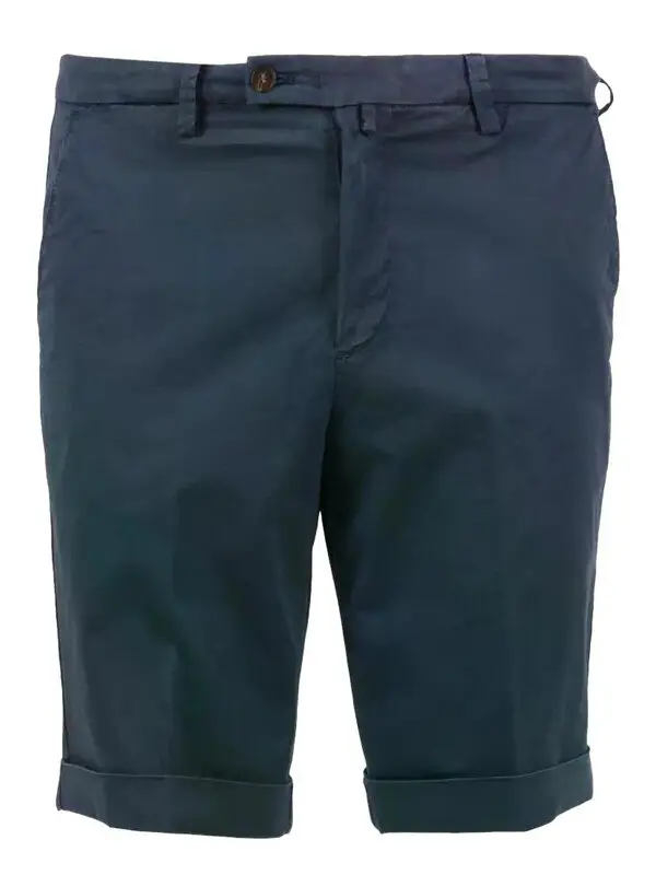 BRIGLIA 1949 Welt-pockets Bermuda Shorts - Blue