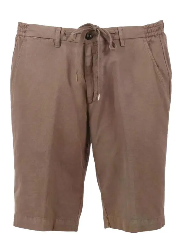 BRIGLIA 1949 Drawstring Shorts - Brown