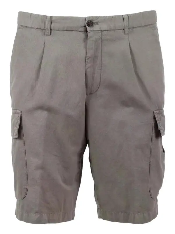 BRIGLIA 1949 Cargo Bermuda Shorts - Grey