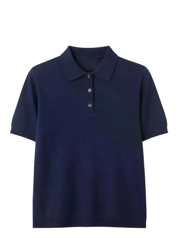 A.p.c. Button Short-sleeve Top - Blue