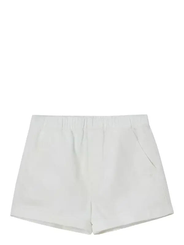 CHOCOOLATE Elastic-waist Shorts - White