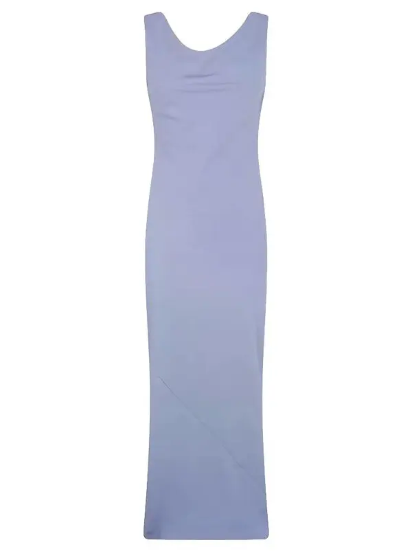 DRHOPE Sleeveless Maxi Dress - Blue