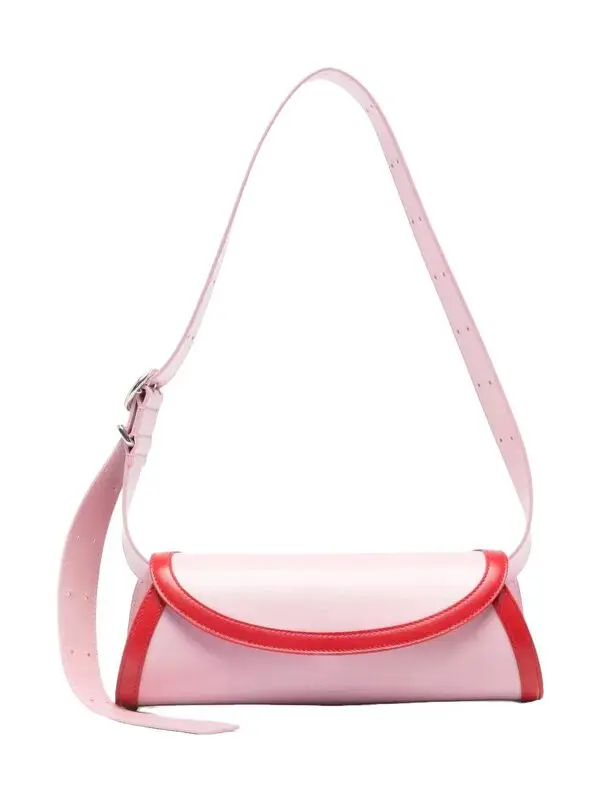 JIL SANDER Cannolo Bicolour Shoulder Bag - Pink