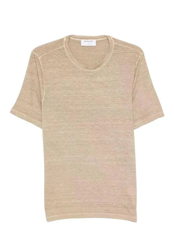 GRAN SASSO Round-neck T-shirt - Neutrals