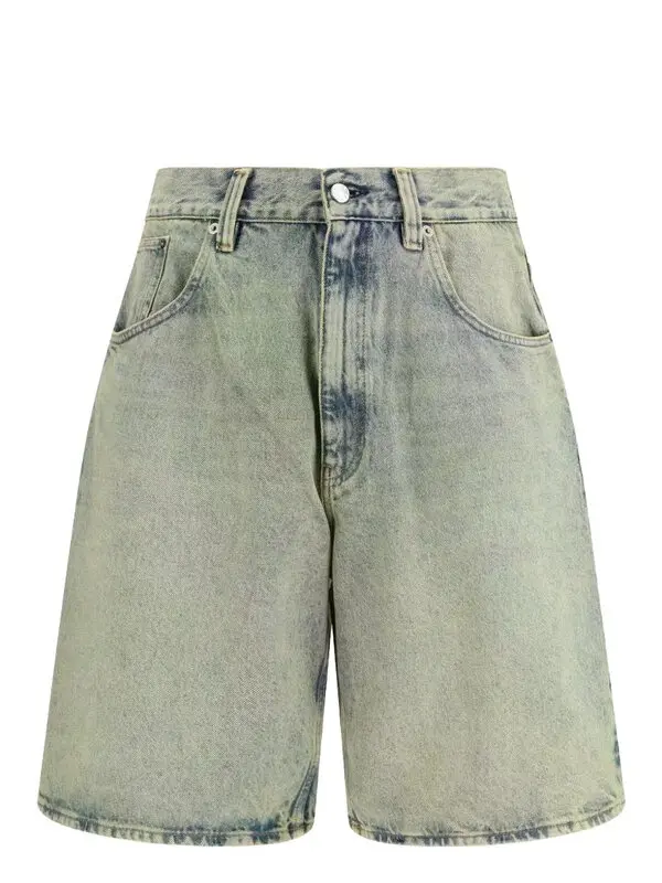 SUNFLOWER Five-pocket Wide Shorts - Blue