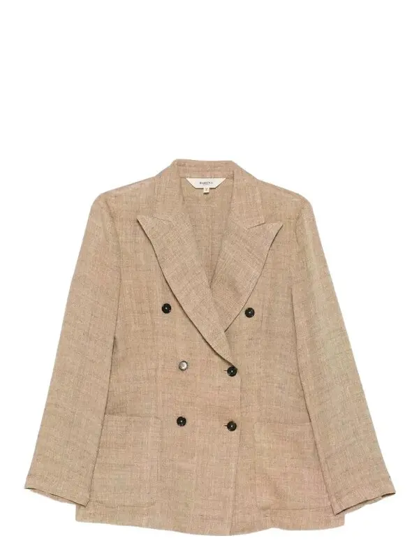 Barena Venezia Peaked-lapel Double-breasted Blazer - Neutrals