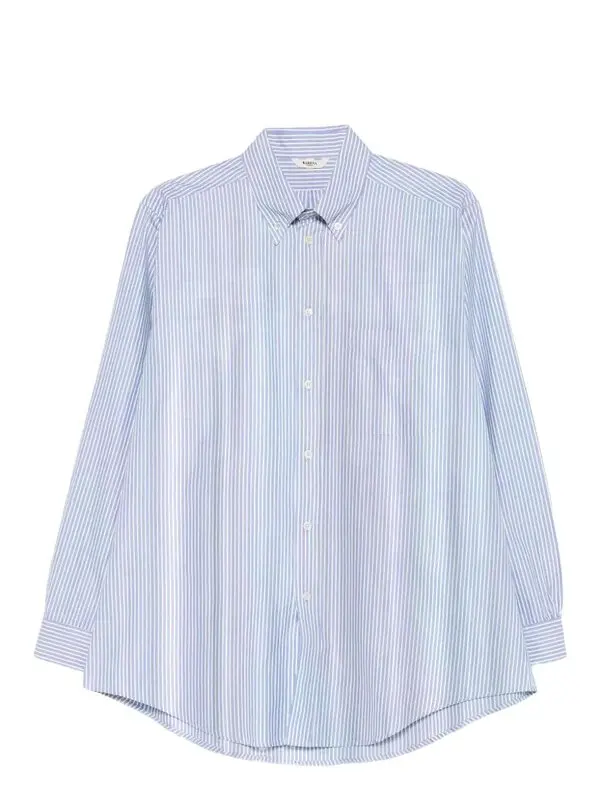 Barena Venezia Striped Button-up Shirt - Blue