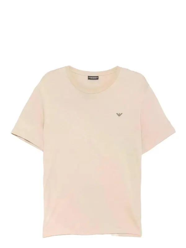Emporio Armani Logo-printed T-shirt - Neutrals