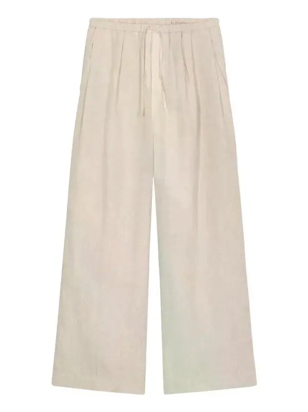 Closed Wynston Pleated Palazzo Pants - Neutrals