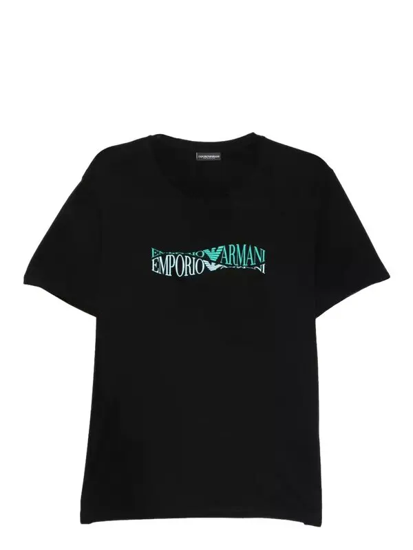 Emporio Armani Logo-printed T-shirt - Black