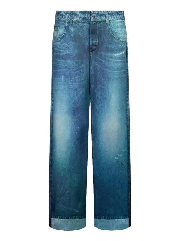 Liu Jo Printed Trousers - Blue