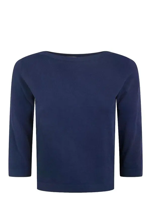 NUUR Boat-neck Top - Blue