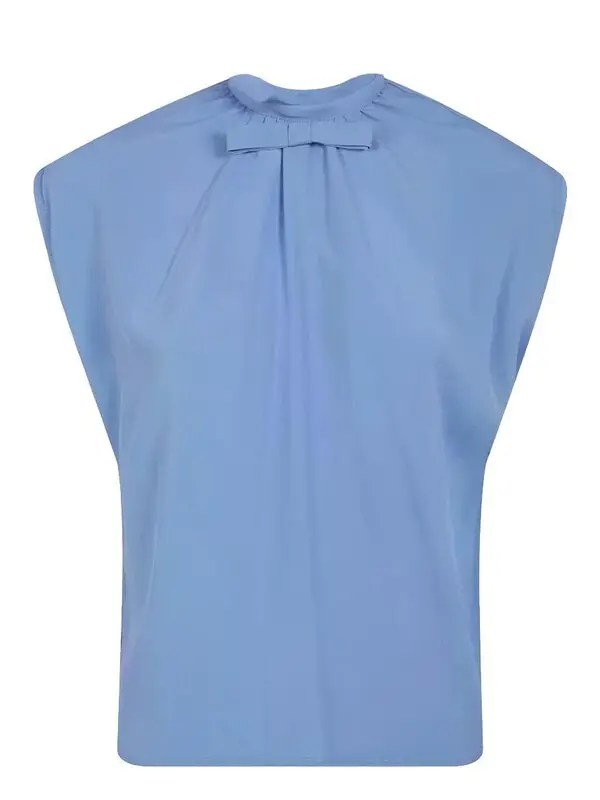 DRHOPE Bow-detail Top - Blue