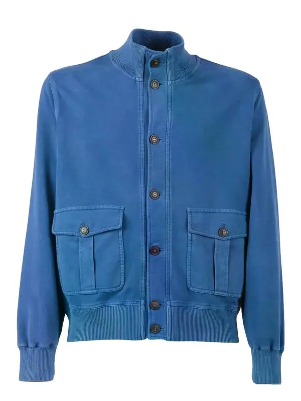 CIRCOLO 1901 Flap-pocket Bomber Jacket - Blue