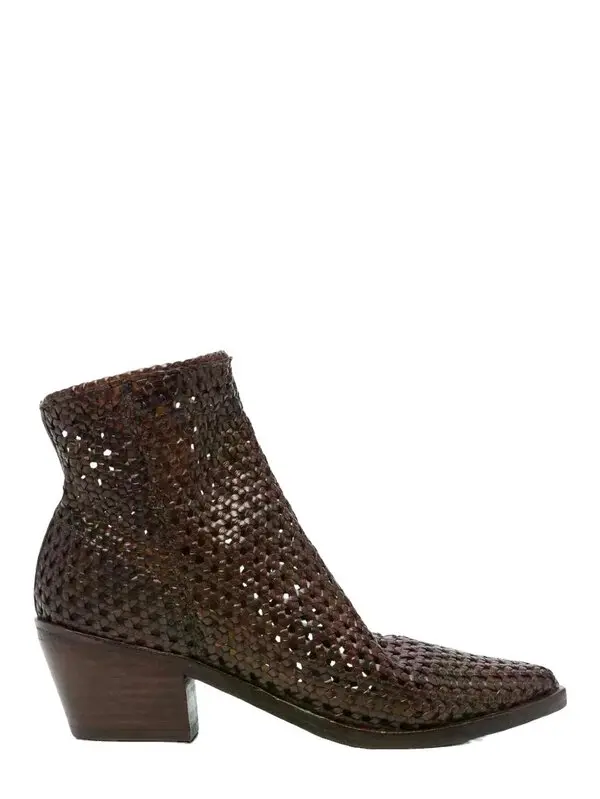 ZOLFO Melody Woven Boots - Brown