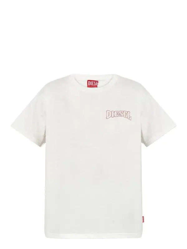 DIESEL® Embroidered T-shirt - White